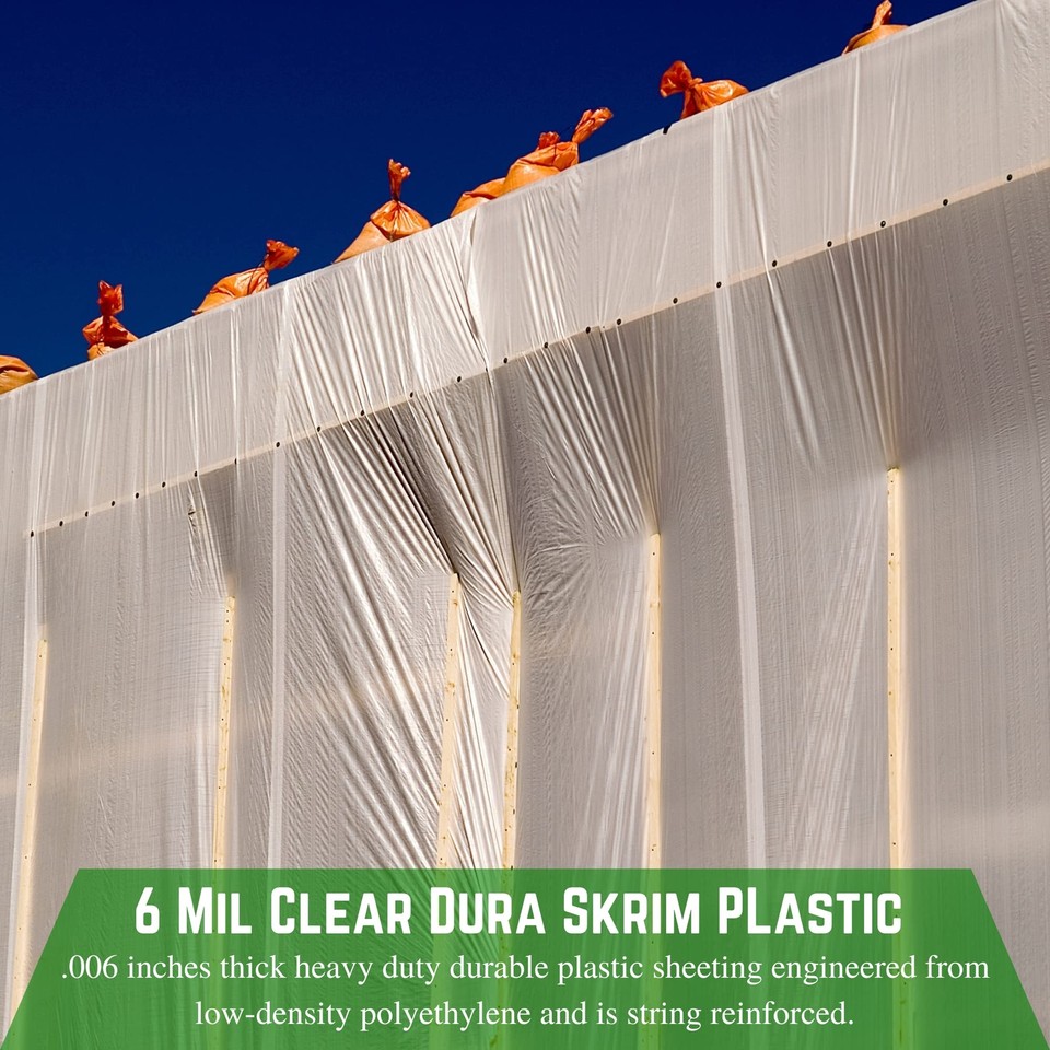 Farm Plastic Supply - Dura Skrim String Reinforced Clear Plastic ...