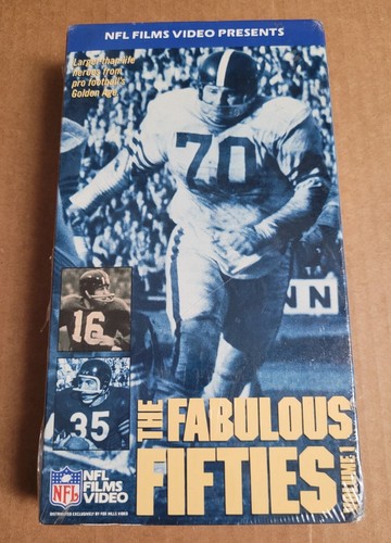 NFL '50s Pro Football's Golden Age - The Fabulous Fifties VHS Sports ...