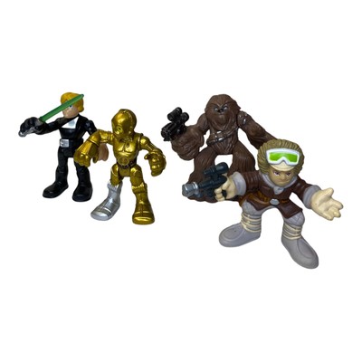 Playskool Star Wars Galactic Heroes C-3PO figure w/silver leg Luke Han ...