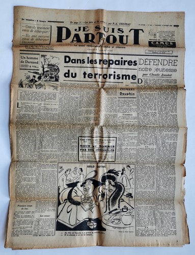 JE SUIS PARTOUT le Grand Hebdomadaire Politique et Littéraire n 653 ...