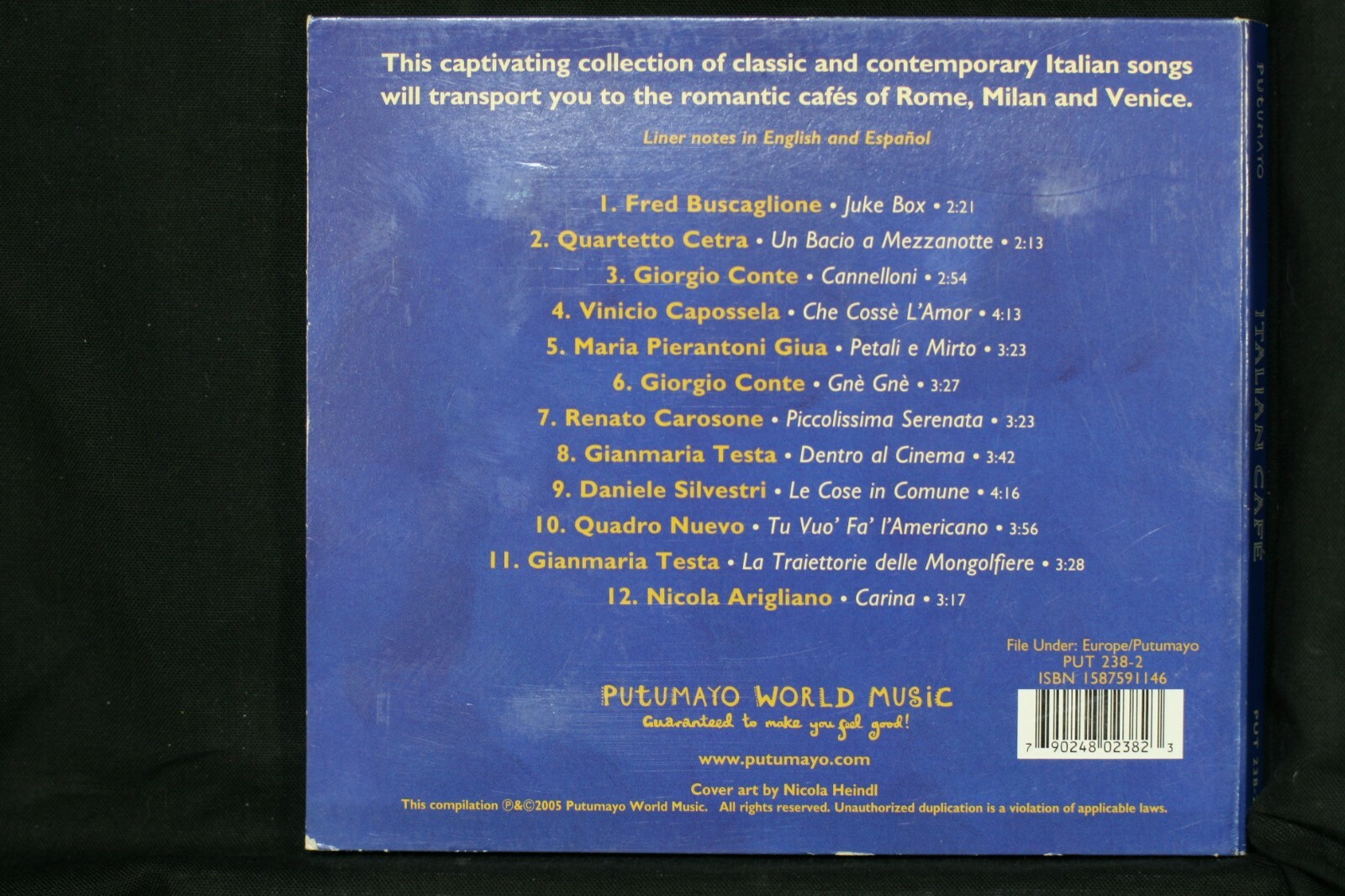 Italian Café - Digipak - CD - (C972) | eBay Australia