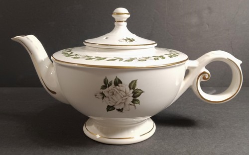Vintage Hall Superior Quality Dinnerware Cameo Rose Teapot Mary Dunbar ...