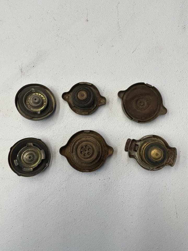 Vintage Stant Radiator Caps Lot Ford Chevy Dodge Hot Rod Camaro Mustang ...