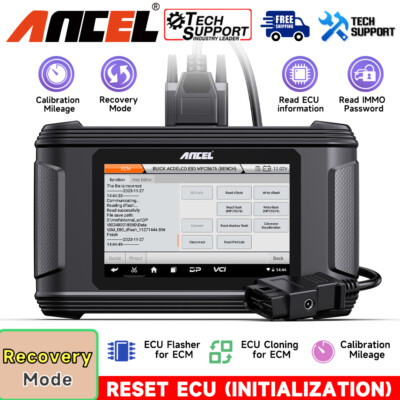ANCEL EC500 OBD2 Scanner ECM ECU Flashing Cloning Reset Initialization ...