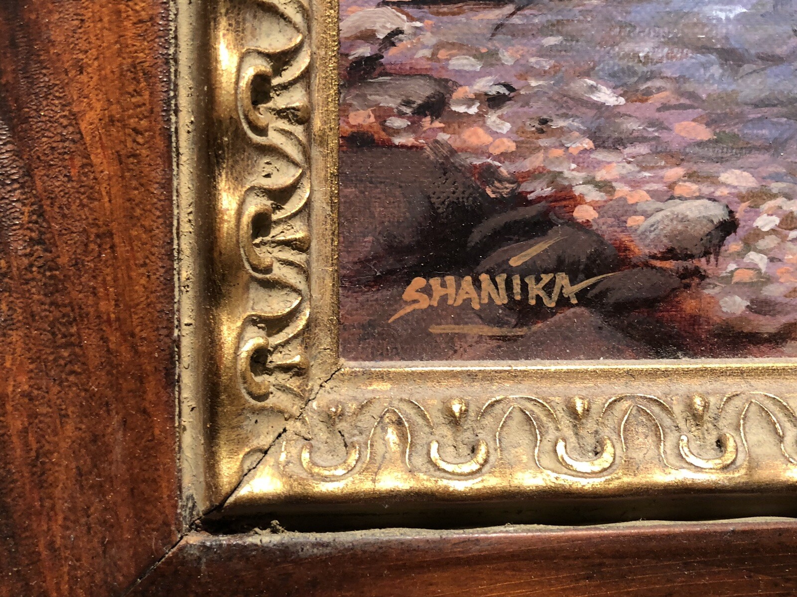 Unique Kenneth Shanika “Daylight Fades Into Evening” Original Oil | eBay