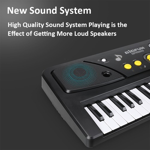 61 Key Music Electronic Keyboard Electric Digital Piano Organ w/ Stand ...