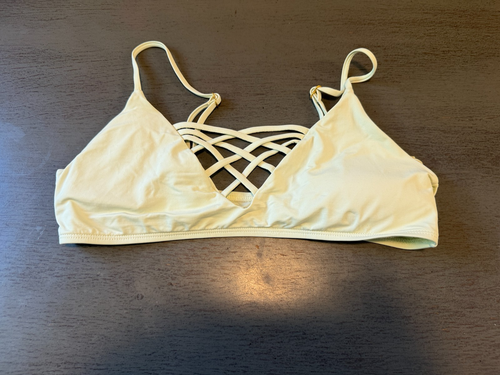 NEW light blue green L SPACE swimsuit bikini top size D cup | eBay