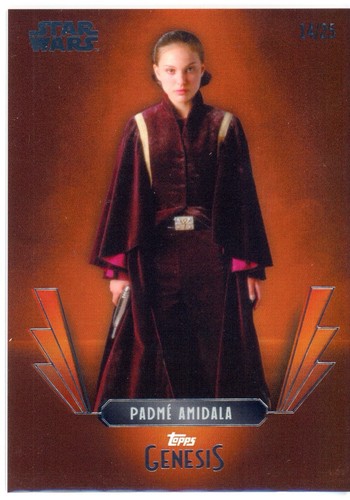 PADME AMIDALA 2025 Topps Disney Genesis Orange 14/25 Star Wars | eBay
