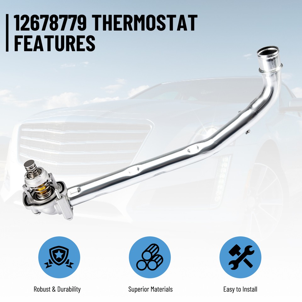New Thermostat Housing Assembly for 2017-2023 Cadillac XT5 XT6 12670557 ...