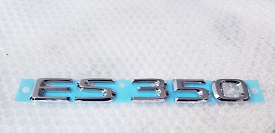 13-15 OEM NEW LEXUS ES350 EMBLEM CHROME REAR TRUNK WORD 2013 2014 2015 ...