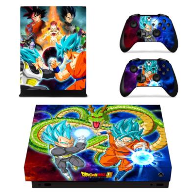 Dragon Ball Z Goku Vegeta Xbox One X Console Controllers Vinyl Skin ...
