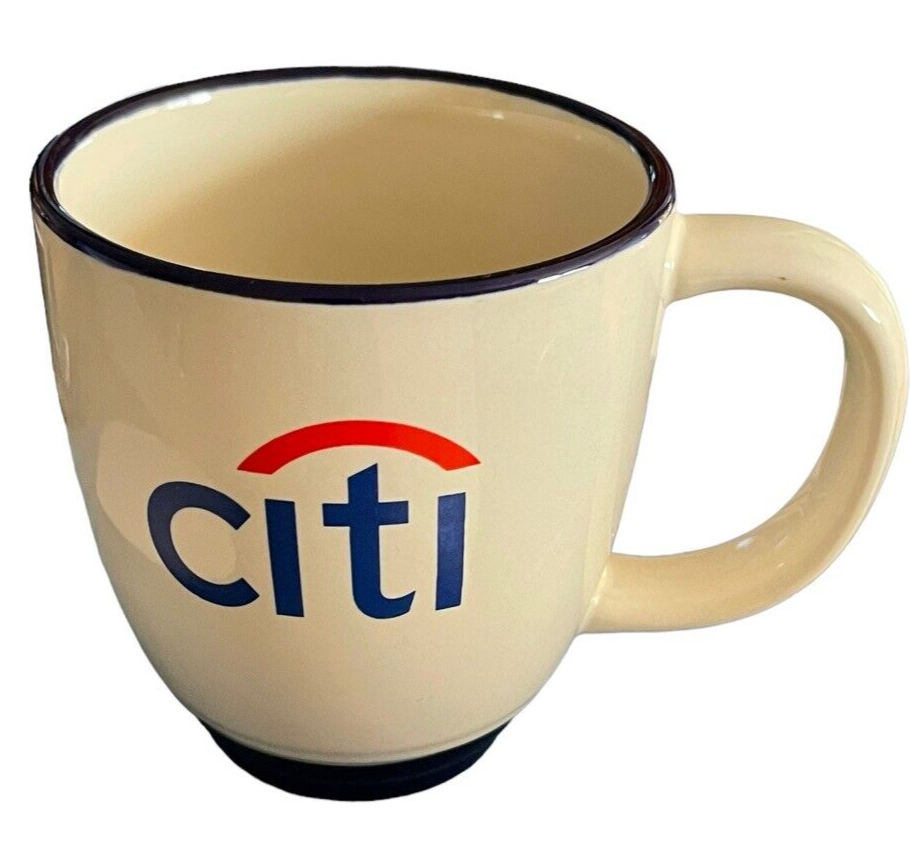 Citi Ceramic Mug Citigroup Advertising Citicorp Citibank Travelers 12 ...