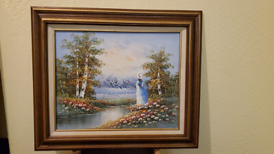 Beautiful Vintage Philip Sandee Original Signed Canvas 16 X 20 | eBay