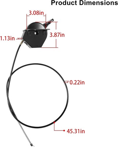 746P06431 Throttle Choke Cable Fits for CUB Cadet XT1 XT2 SLX54 GX54 ...