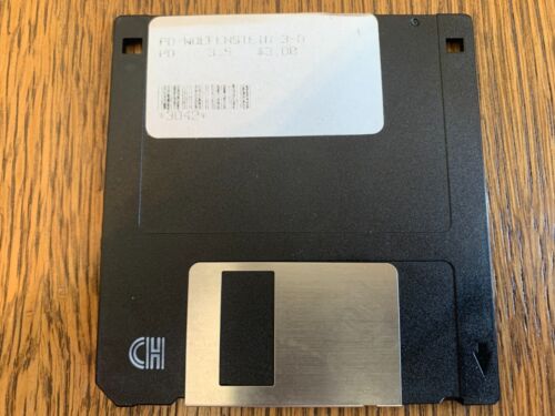 WOLFENSTEIN 3-D GAME PC MS-DOS COMPUTER 3.5" INCH FLOPPY DISK(S) EXC ...