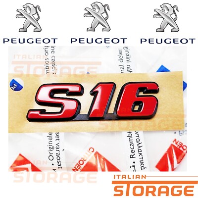 Peugeot 306 Logo Autocollant Écrit Emblème Orrnement S16 Neuf Original ...