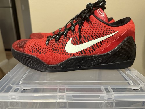 Size 10 - Nike Kobe 9 Elite Low University Red | eBay