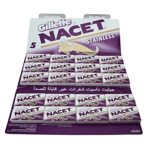 100 Edge×2 Razor Blades ORIGINAL NACET By Gillette Stainless Russia Men ...