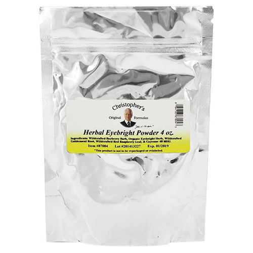 Herbal Eyebright Powder 4 oz By Dr. Christophers Formulas | eBay