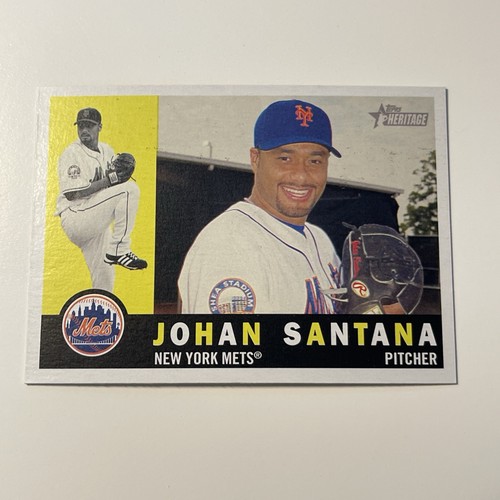 2009 Topps Heritage Johan Santana New York Mets Card #29 | eBay
