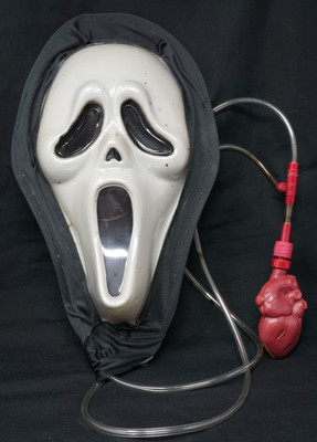 Vintage Easter Unlimited Scream Ghost Face Bleeding Mask With Heart ...