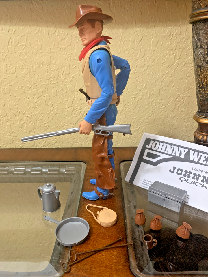 Vintage Marx Johnny West Adventure Quick Draw action figure w/ 99% ...