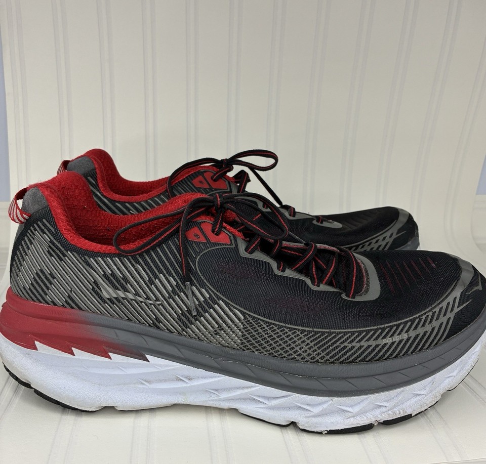 Hoka One One Bondi 5 Running Shoes Mens Sz 13 2E EXTRA WIDE EE Red ...