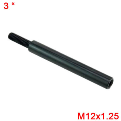 Racing Car 3''x M12x 1.25 Gear Shift Rod Extension Black Aluminum Fits ...