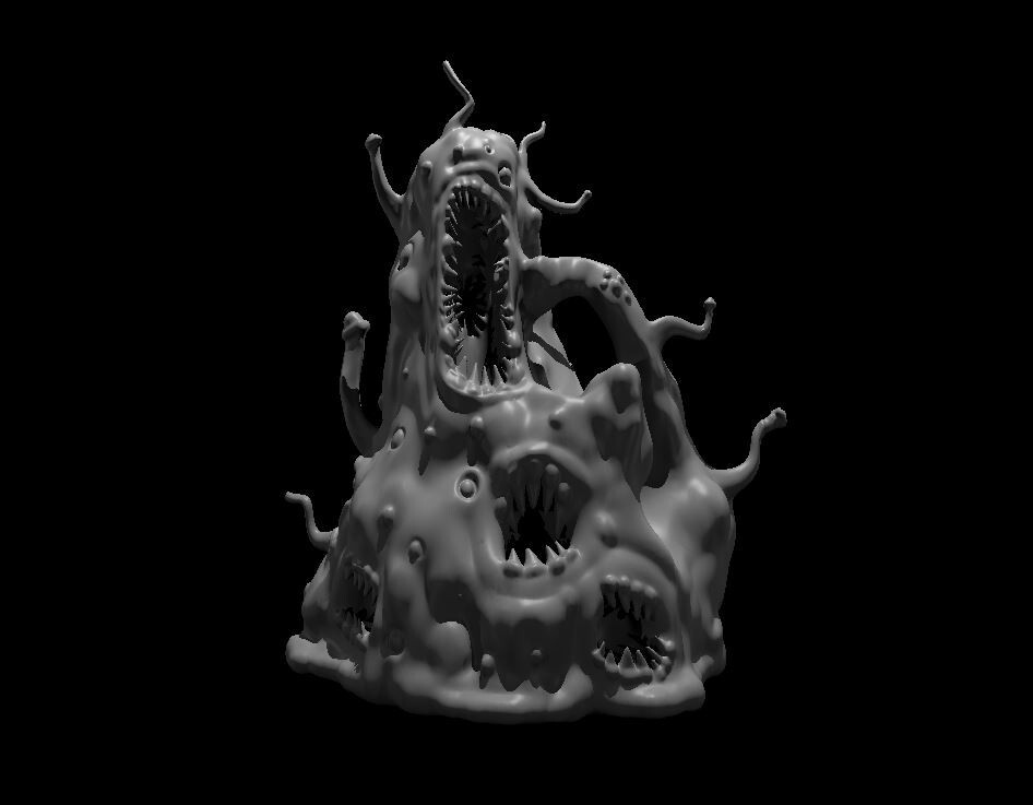 Gibbering Mouther Monster Manual 28mm Scale DND D&D Tabletop Miniature ...