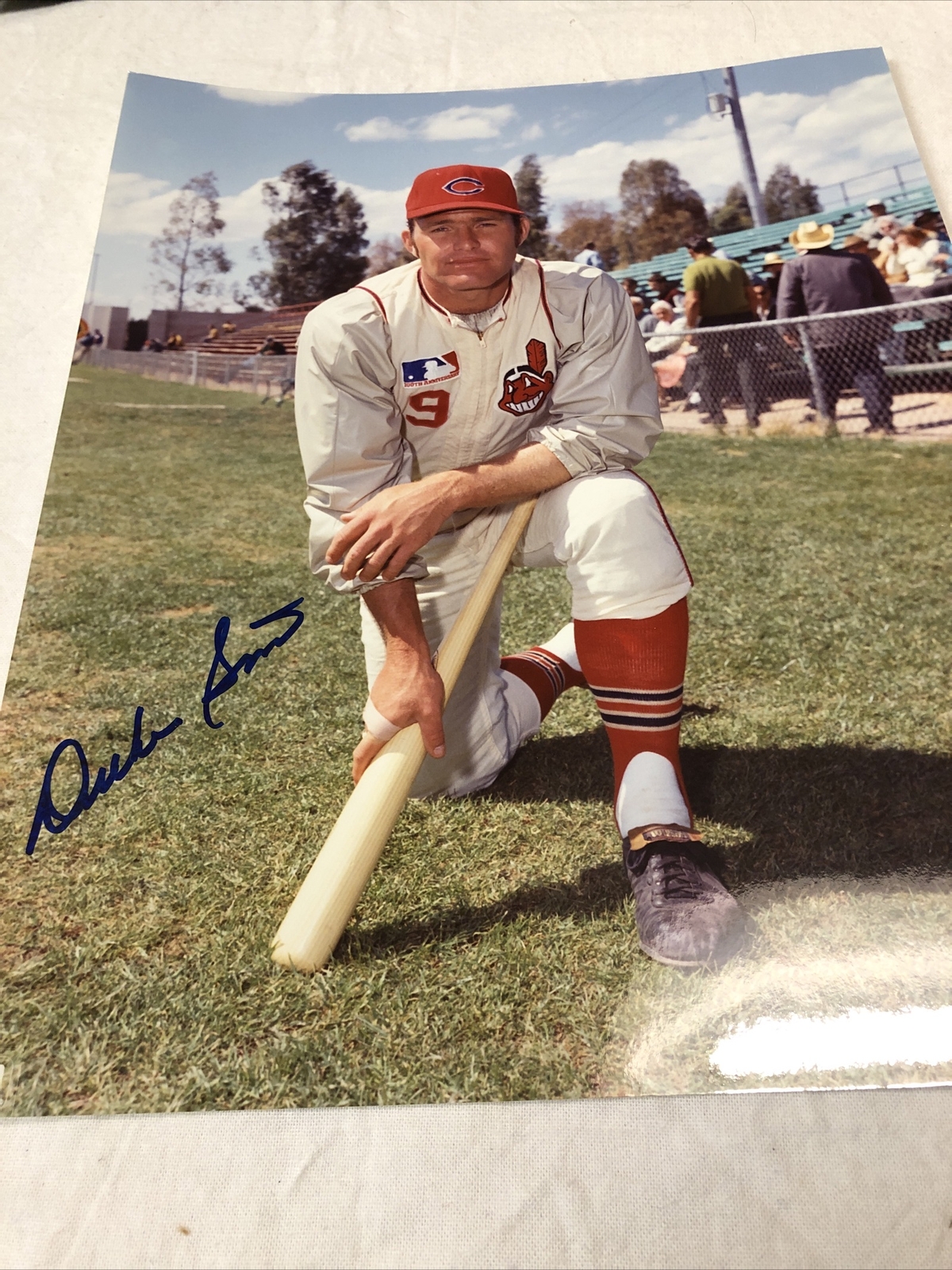 DUKE SIMS CLEVELAND INDIANS SIGNED AUTO 8x10 PHOTO Photofile | eBay