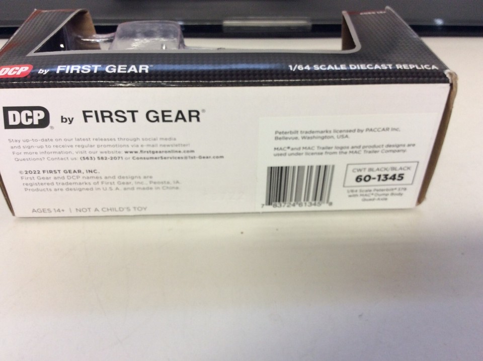 DCP Peterbilt 379 w/Mac Dump Body New in Box #60-1345 | eBay