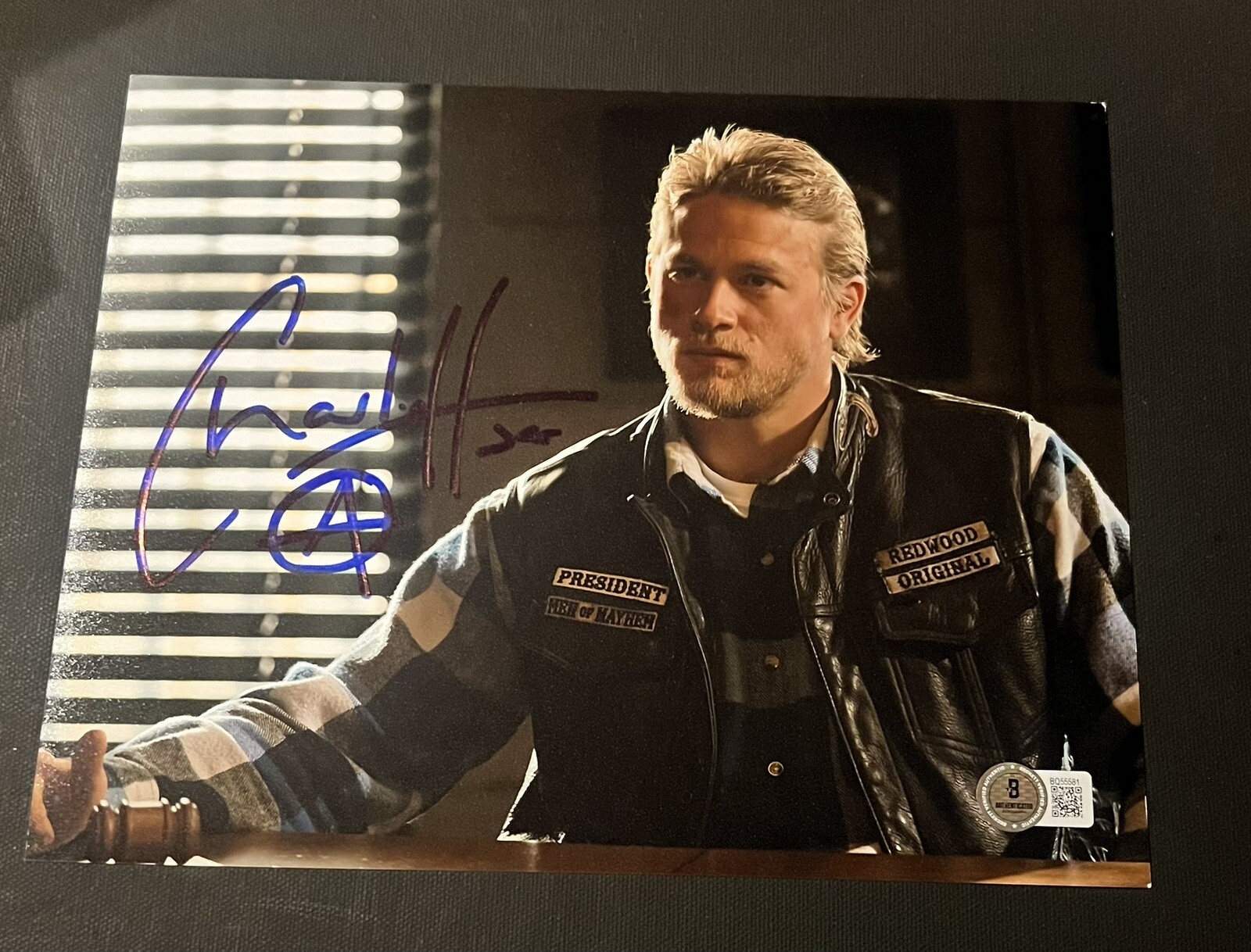 Charlie Hunnam autographed signed Sons of Anarchy Jax 8x10 photo ...