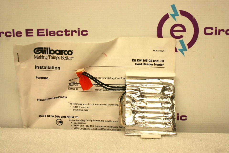GILBARCO K94105-02 / Card Reader Heater *NEW* | eBay