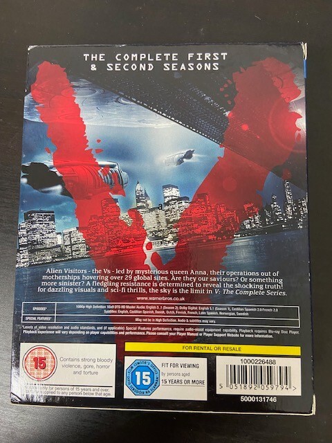V The Complete First & Second Season (The Complete Series) Blu-ray ...