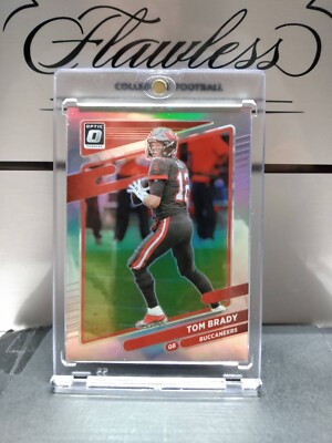 2021 Panini Donruss Optic Tom Brady sharp card #172 SP Silver Holo ...