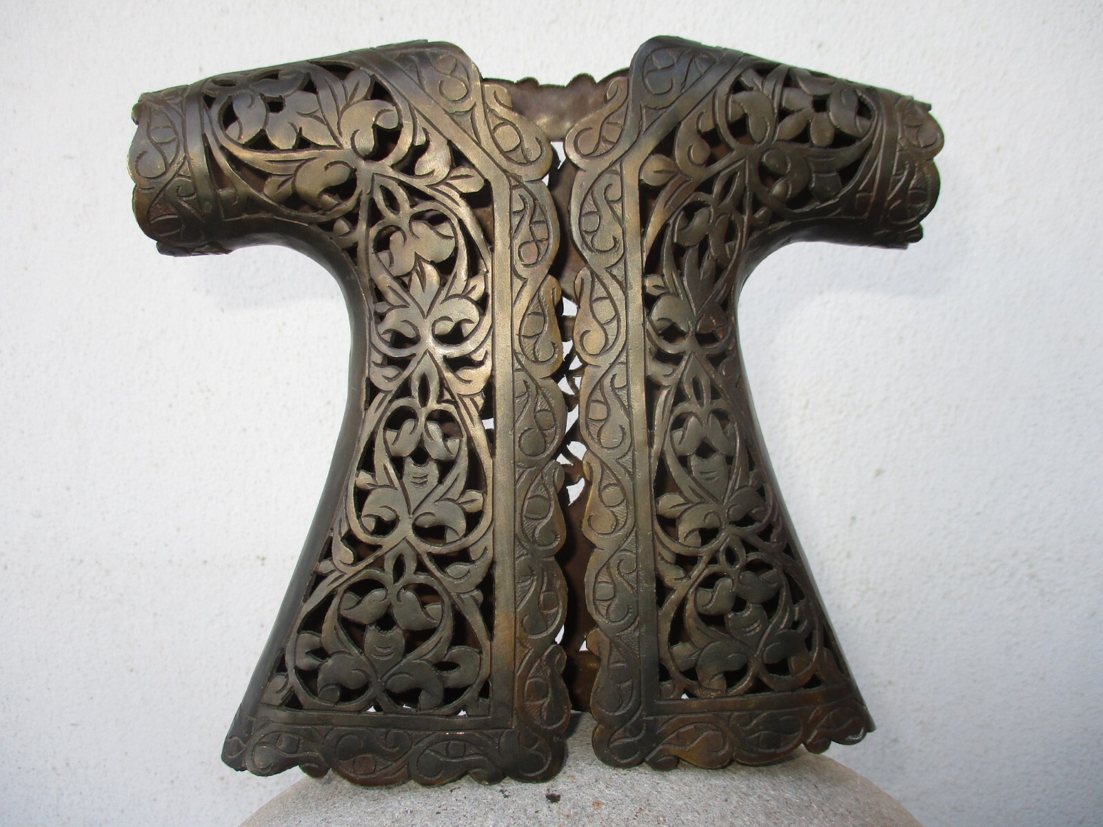 Vintage Brass 3 D Handcrafted Russian Caftan Kaftan Decorative Desktop ...