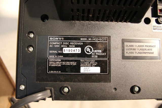 Sony MHC-EC77 Mini Audio System for sale online | eBay