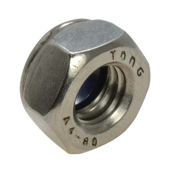 Qty 30 Hex Nyloc Nut M14 (14mm) Marine Grade Stainless Steel SS 316 A4 ...