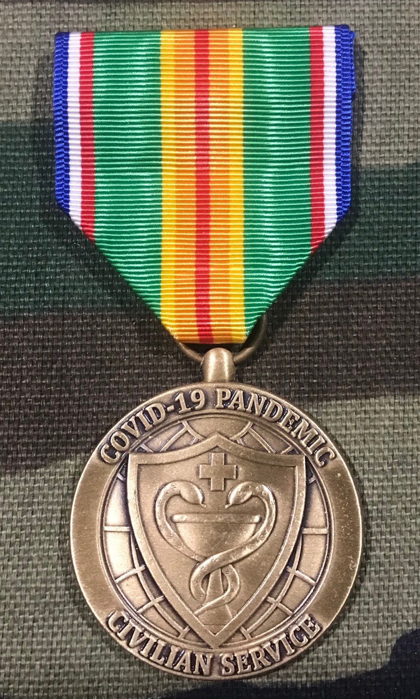 US PUBLIC HEALTH SERVICE USPHS PANDEMIC CIVILIAN SERVICE MEDAL; FULL ...