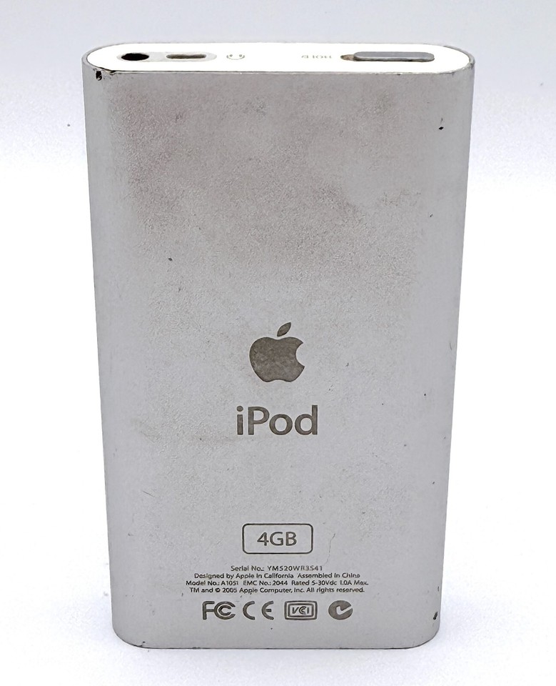 Apple iPod Mini Generation Model A1051 Has Songs 4GB Silver *Tested ...