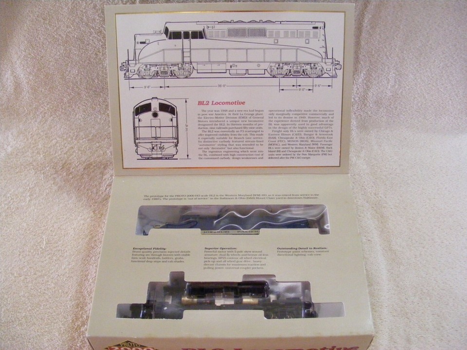 HO SCALE BL2 LOCOMOTIVES & GP18 LOCOMOTIVES PROTO 2000 SERIES - LOT OF ...
