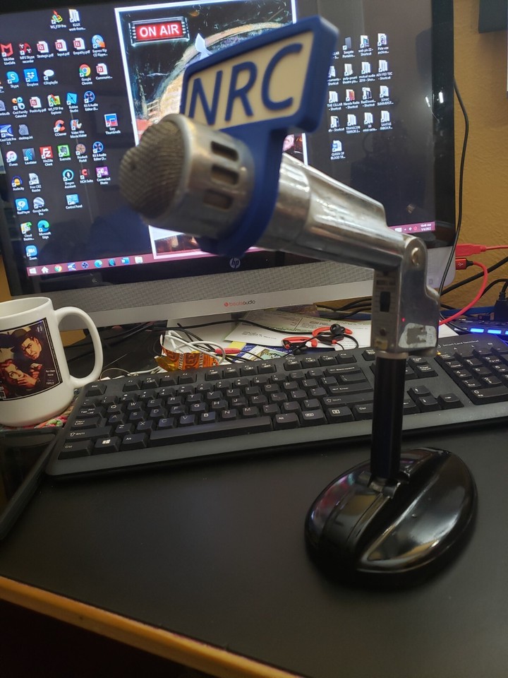 Custom Call Letters Mic Flag for Electro-Voice EV 666 Vintage ...