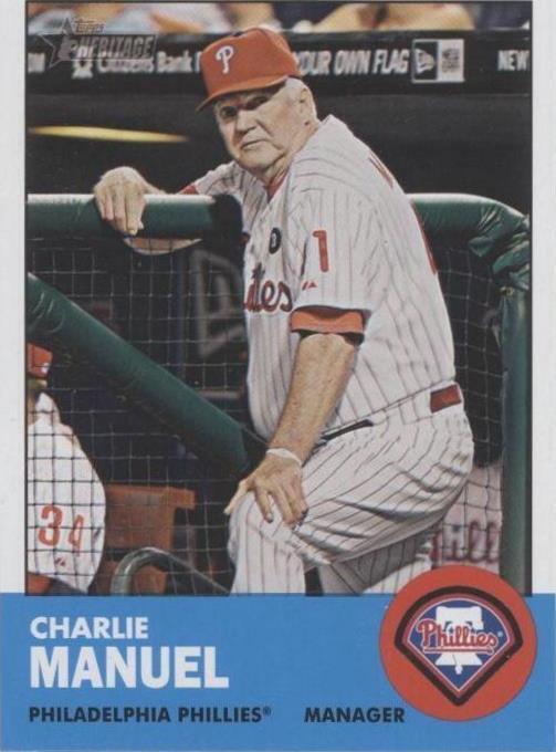 2012 Topps Heritage - Charlie Manuel #318 for sale online | eBay