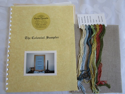 "THE COLONIAL SAMPLER KIT" Earth Threads 32 Count Linen and Silk ...