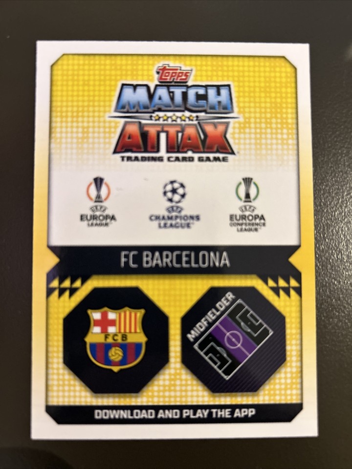 Match Attax Champions League 22/23 LERR Limited Edition Red Ray Pedri ...