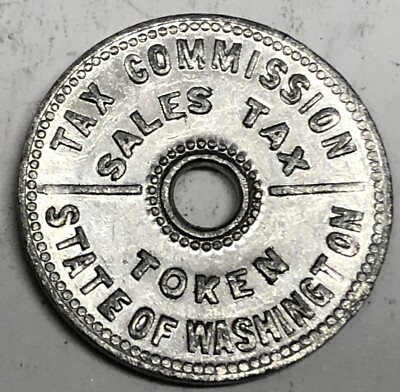 # C1582 WASHINGTON TAX TOKEN, | eBay