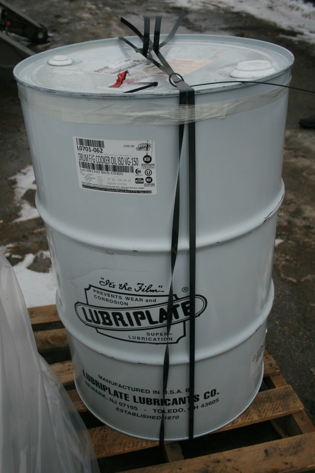 Lubriplate FG COOKER OIL, H-1/food grade for manzel lubricator on ...