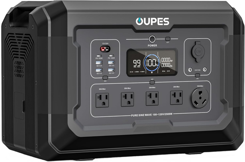 Mega 2 Portable Power Station 2500W (5400W Peak), 10.24Kwh Expandable ...