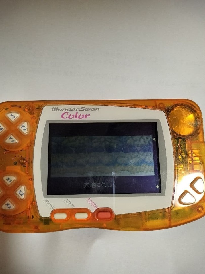 WonderSwan Color Console Crystal Orange Boxed Japan System F/S ...