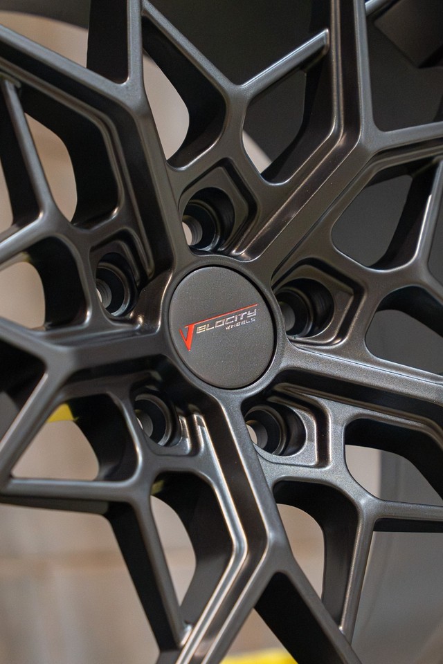 19" VW Transporter T5 T6 T6.1 Velocity VC4 Matt Grey 8.5j Alloy Wheels ...